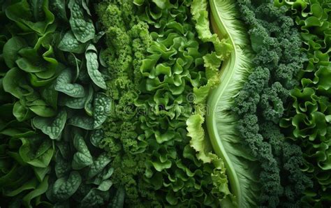Various Different Types Of Lettuce With Rows In The Field Stock Image Image Of Grow