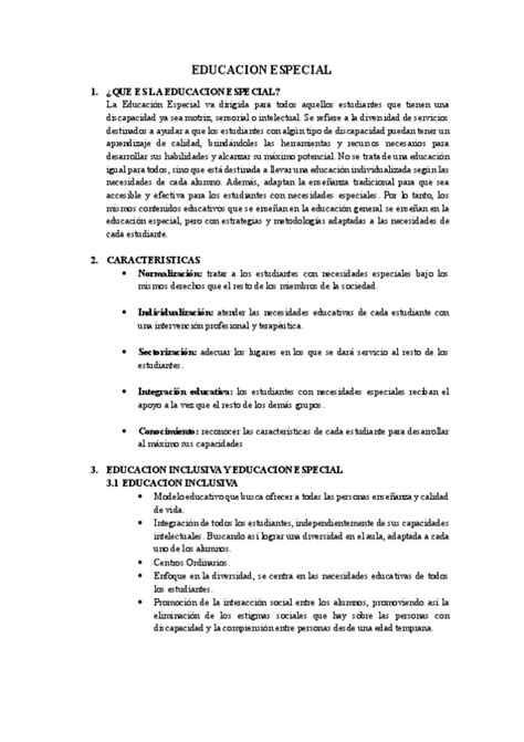 Educacion Especial Educacion Inclusivapdf
