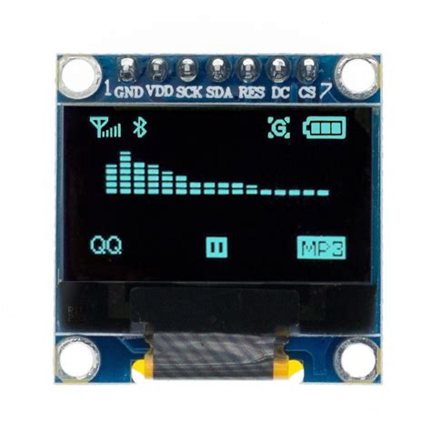 บอร์ดโมดูลหน้าจอ Lcd Oled 0 96 นิ้ว Iic Spi Serial 7 4pin Ssd1306 12864