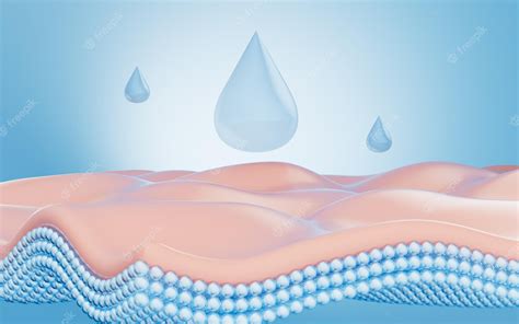 Premium Photo Cream And Skin Tissue Skin Treatment Biology And Medicine Concept 3d Rendering