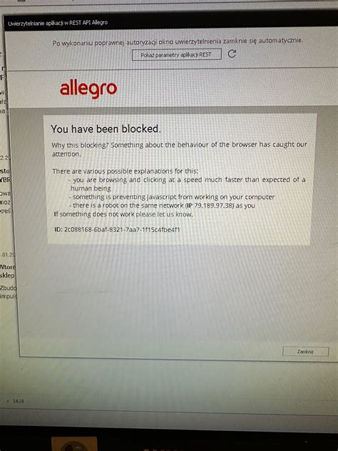 Brak Połączenia Wapro · Issue 6786 · Allegroallegro Api · Github