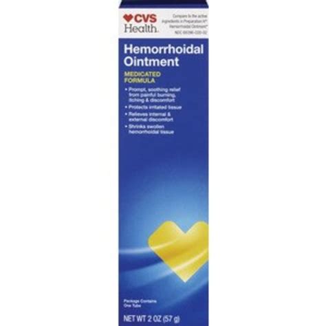 Cvs Health Hemorrhoidal Ointment 2 Oz Instacart