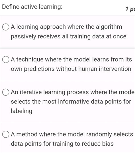 Define Active Learning 1 P A Learning Studyx