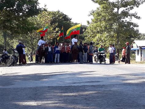 Dvb နိုင်ငံတော်၏အတိုင်ပင်ခံပုဂ္ဂိုလ်ကိုထောက်ခံပွဲ အင်္ဂပူမြို့နယ်နှင့် မြန်အောင်မြို့နယ် ပူးပေ