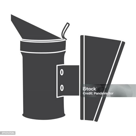 흰색 배경에 고립 된 블랙 스타일에 비 흡연 자 아이콘 양봉장 기호 주식 벡터 일러스트 레이 션 기업 재무와 산업에 대한 스톡 벡터 아트 및 기타 이미지 Istock