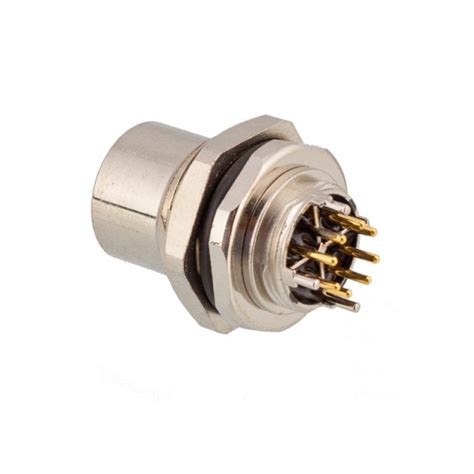 8 Pin X Coded M12 Connector Pcb Mount Shine Industry