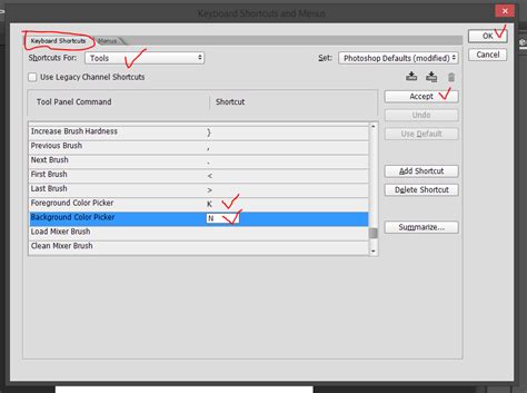 pintasan merubah warna foreground dan background color picker 6