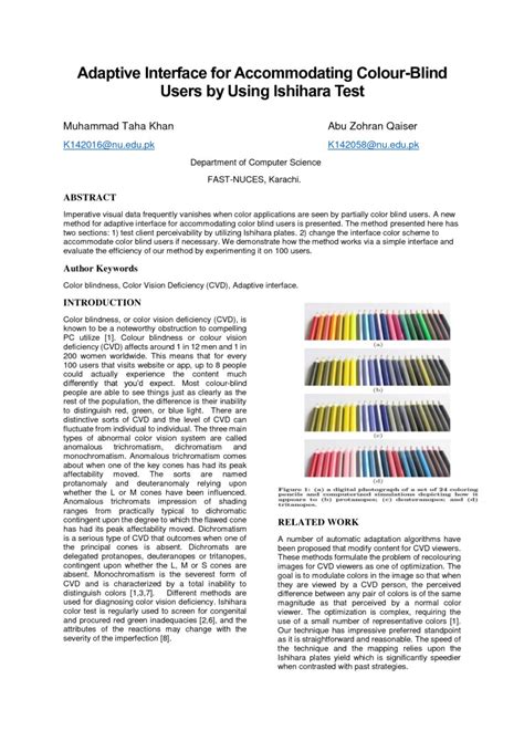 Adaptive Interface For Accommodating Colour Blind Users By Using
