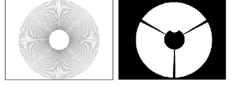 On The Left The Position Of The Radial Search Lines Used In The Download Scientific Diagram