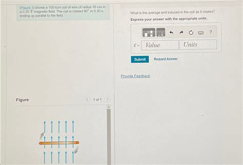 solved figure 1 ﻿shows a 100 turn coil of wire of radius