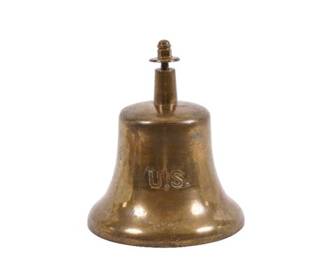 Us Navy Brass Bell And Clapper Auction