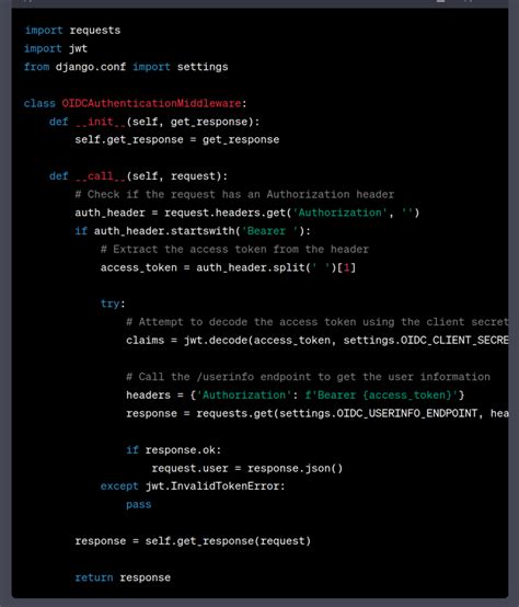 Creating A Django Middleware For Jwt Authentication And Sso Jcharistech