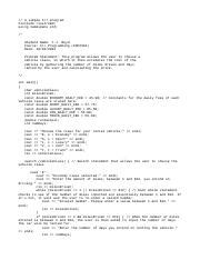 Programming Project #2 - T.J. Boyd.cpp - / A simple C program #include iostream using namespace ...