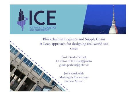 Blockchain In Logistics And Supply Chain A Lean Approach For Designin