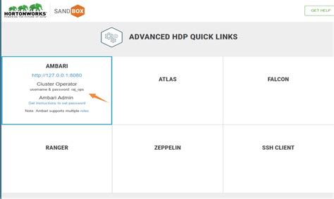 Solution Hortonworks Sandbox Can Run Starting Page But Ambari Server