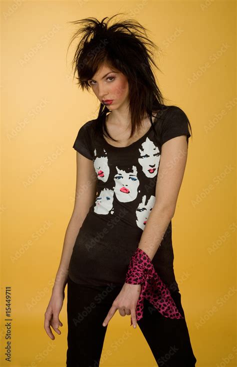 Punk Rock Style Girl