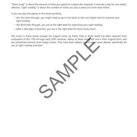 Sight Reading Level 2 Pianoworks Inc