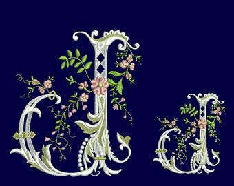 Initials Embroidery Etsy