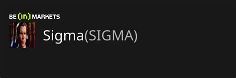 Sigma Sigma Price Marketcap Charts And Fundamentals Info Beincrypto