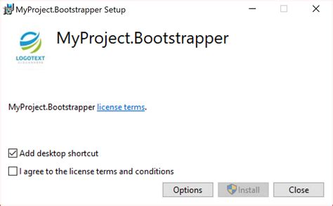 Customizing Wix Bootstrapper Layout