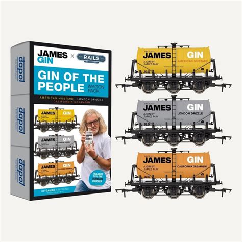 Limited Edition James Gin Gin Of The People Triple Wagon Pack