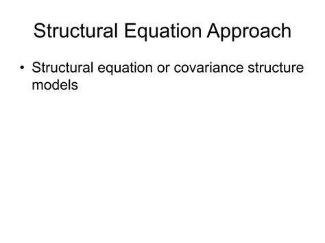 Confirmatory Factor Analysis Presentatioon Ppt