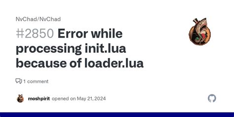 I Dont Know How To Solve This Error While Processing Initlua Because