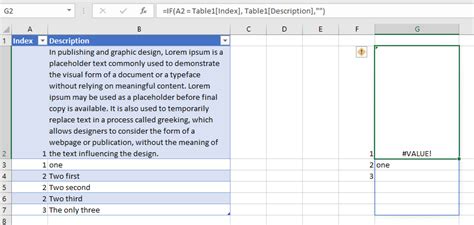 Does Excel If Function Cant Return Column If Text Long Is Long