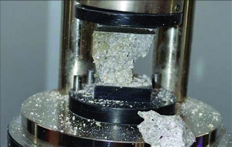 Composite Sample During The Compression Strength Test Download