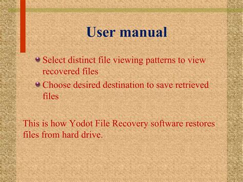 Recover Deleted Files From Hard Drive PPT