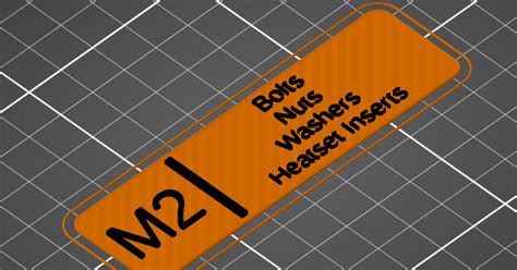 gridfinity storage box label configurable by maurice kevenaar