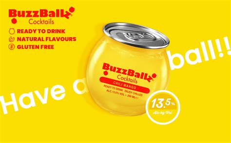 Buzzballz Cocktails Chili Mango 200ml 135 Percent Alcohol Premixed