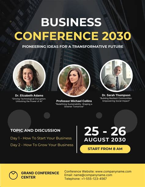 Poster Design For Conference Template