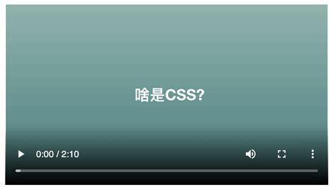 对音频和视频的支持 HTML HTML 教程 编程开发教程文档 长乐未央