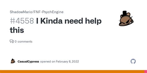 I Kinda Need Help This Issue ShadowMario FNF PsychEngine GitHub
