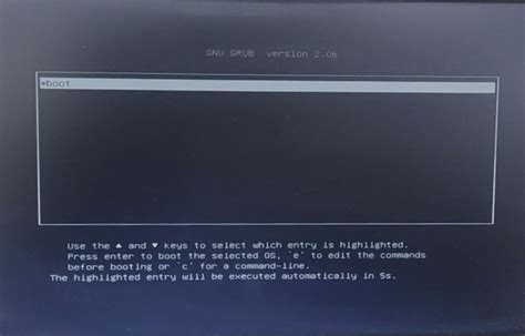 Linux Set To 0 Seconds The Default Grub Timeout In The Grub Boot Menu