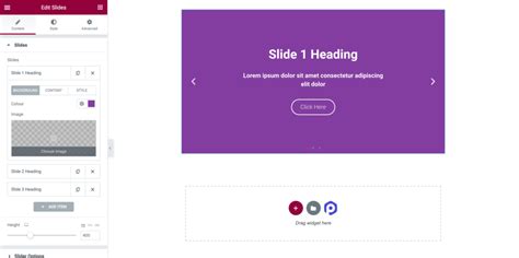 How To Create A WordPress Slider With Elementor Square Internet