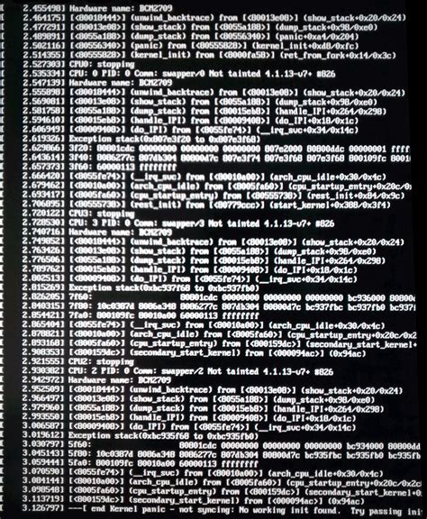 Error On Boot No Working Init Found Raspberry Pi Stack Exchange