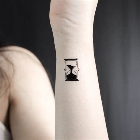 Simple Hourglass Tattoo Design