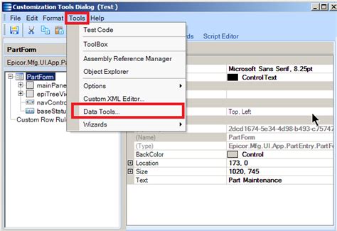 Apply Existing Epicor Context Menu To Another Field