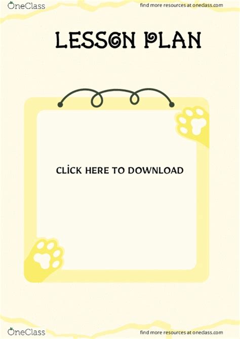 Lesson Plan 7es Oneclass