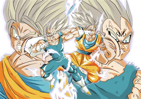 Goku Vs Majin Vegeta Commission Part 2 By Theonenimbus On Deviantart