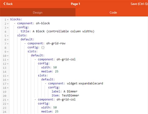Building Pages In The Oh3 Ui Documentation Draft 13 Documentation Openhab Community