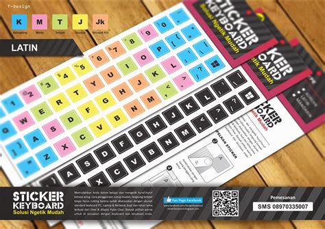 Sticker Keyboard Produk