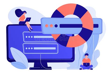 Backup Server Concept Vector Illustration Stock Vector Illustration Of Abstract Online 266326500