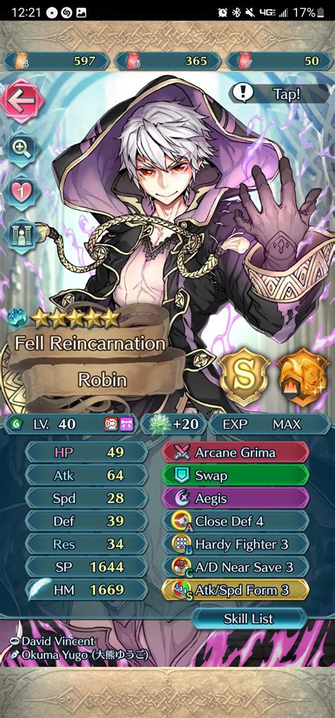 Tips On My Fell Reincarnation Grima Build R Fireemblemheroes