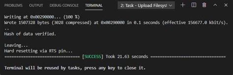 Esp32 Vs Code Platformio Télécharger Des Fichiers Vers Le Système De