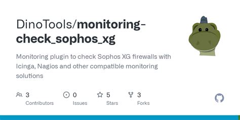 Github Dinotoolsmonitoring Checksophosxg Monitoring Plugin To