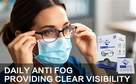 Archxx Anti Fog Wipes For Glasses 120 Count Pre Moistened Cleaning
