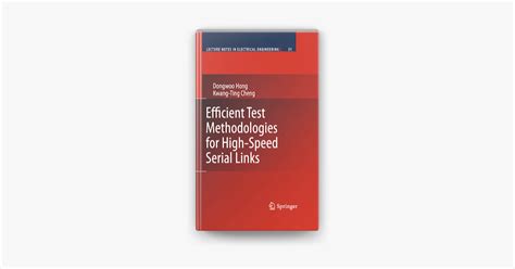 ‎efficient Test Methodologies For High Speed Serial Links Trên Apple Books